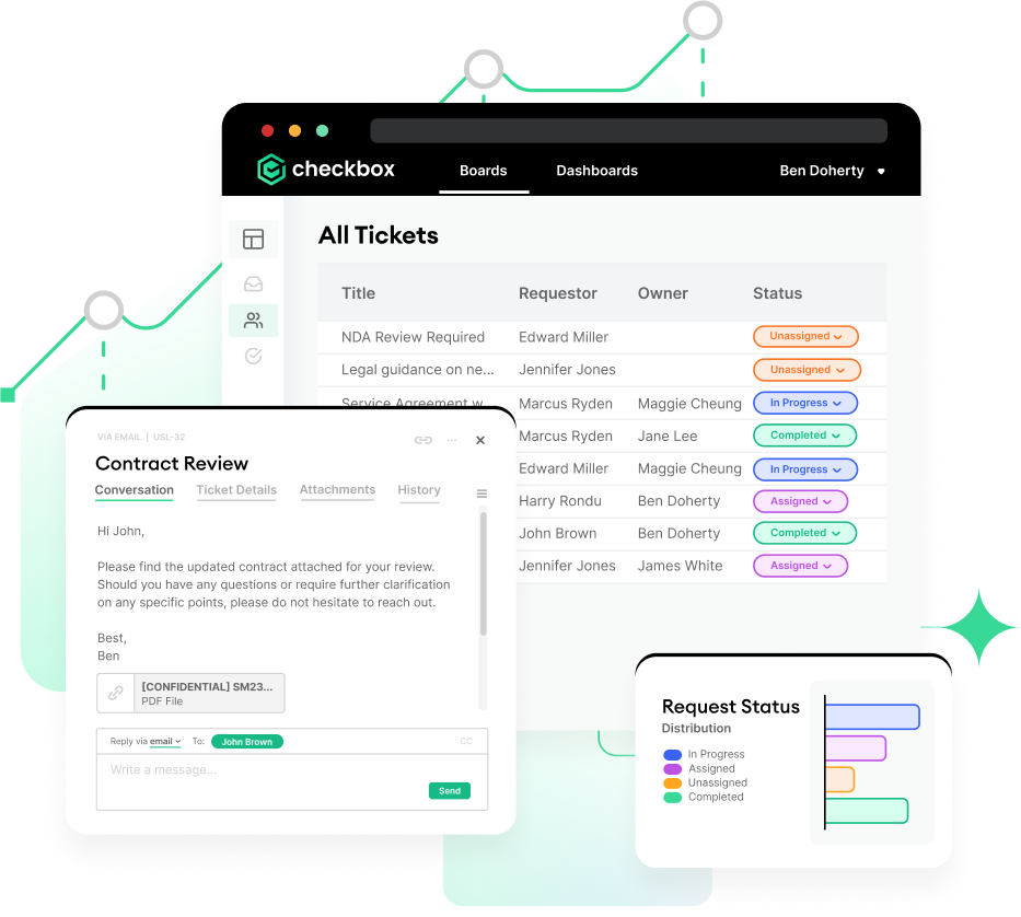 5 Key Features for Evaluating Intake & Matter Management Software - Checkbox